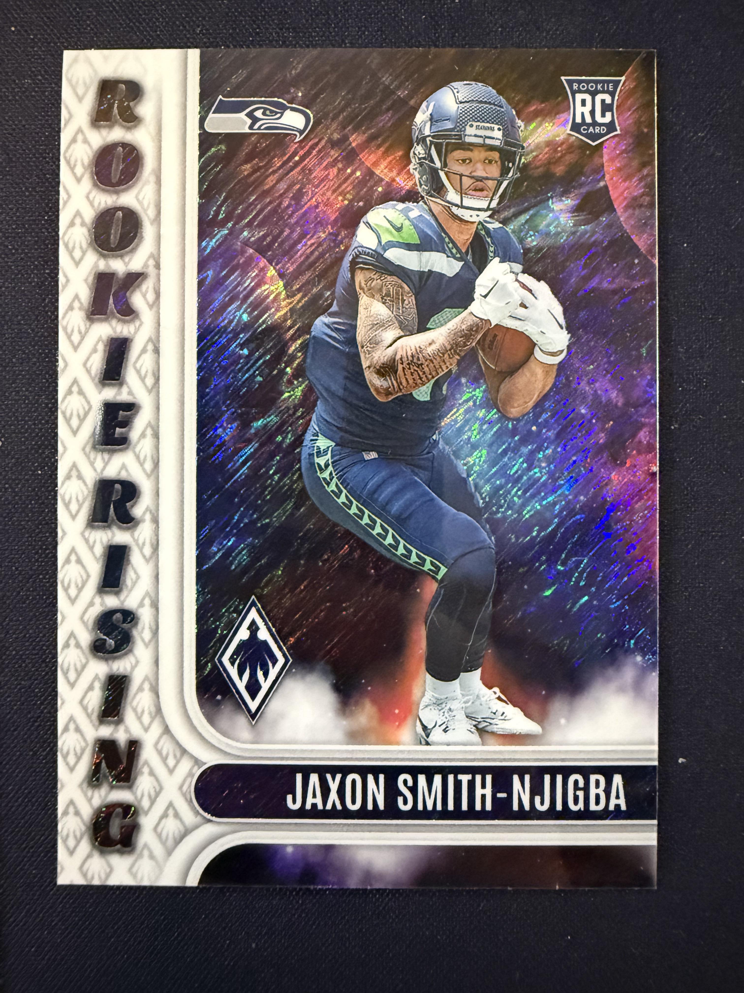 #RIS-9 Jaxon Smith-Njigba 2023 Panini Phoenix Rookie Rising White ...
