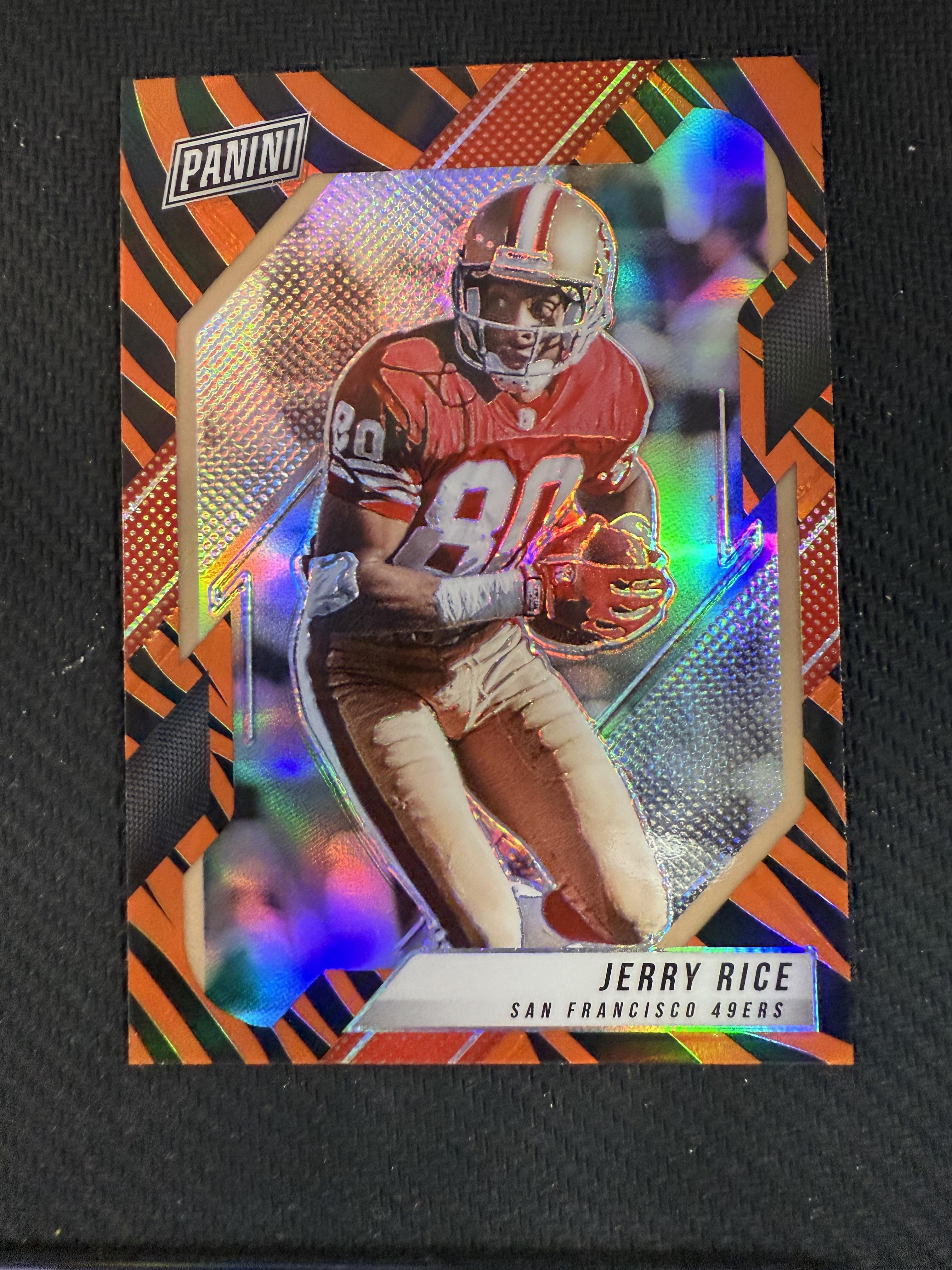 #7 Jerry Rice 2022 Panini National Sports Collectors VIP Tiger Stripes ...