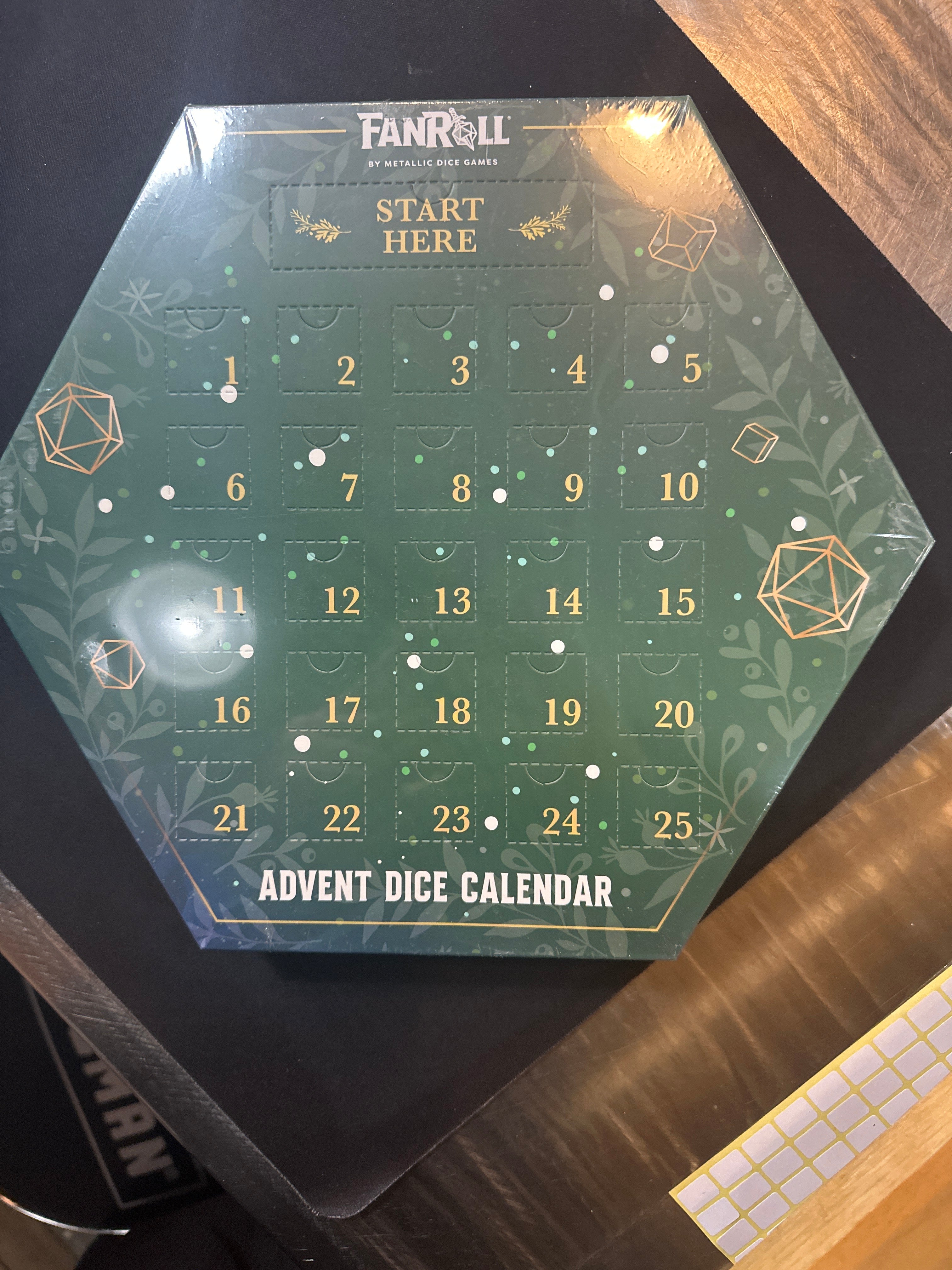 Advent dice calendar – Clubhouse Cards