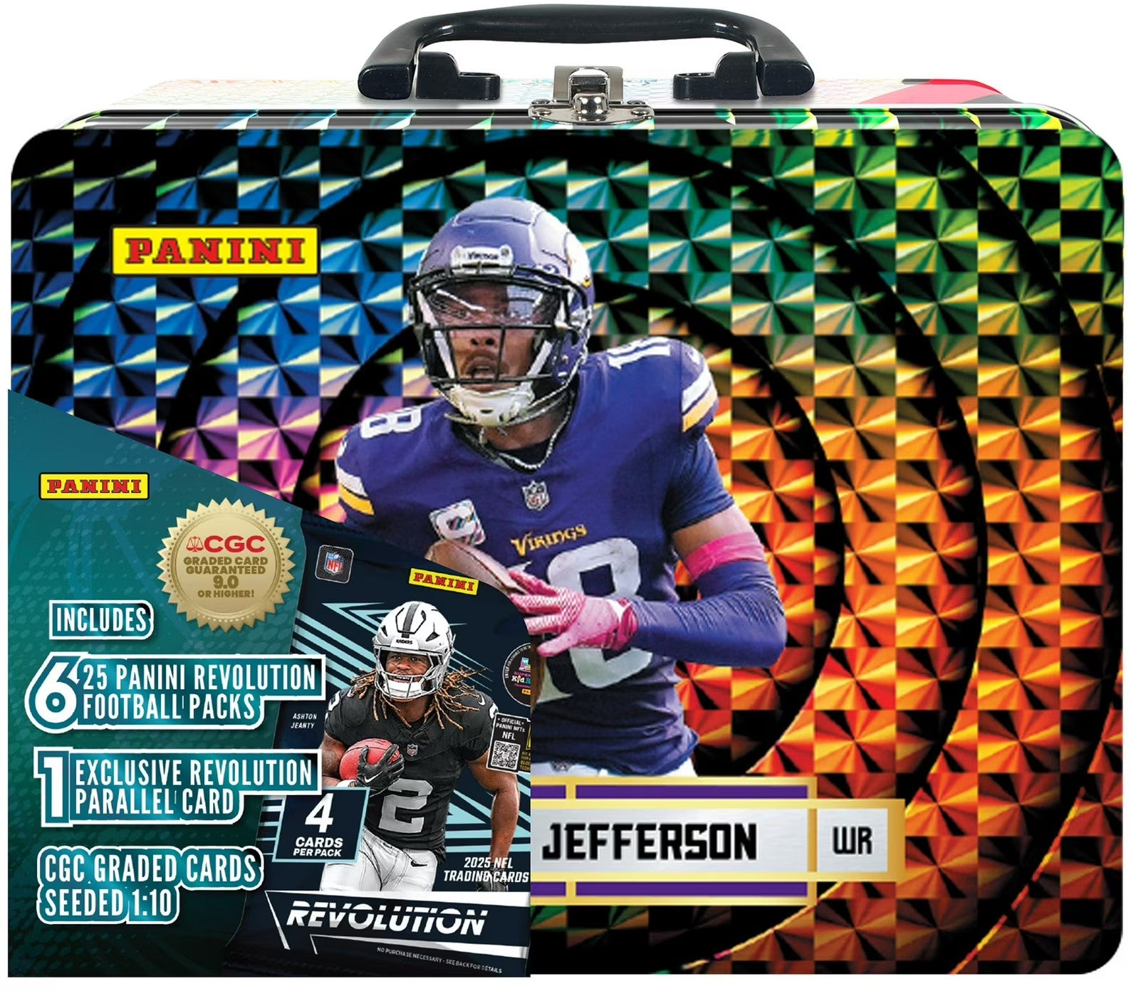 2025 PANINI REVOLUTION TIN NFL FOOTBALL (COVER ATHLETE VARIES ...