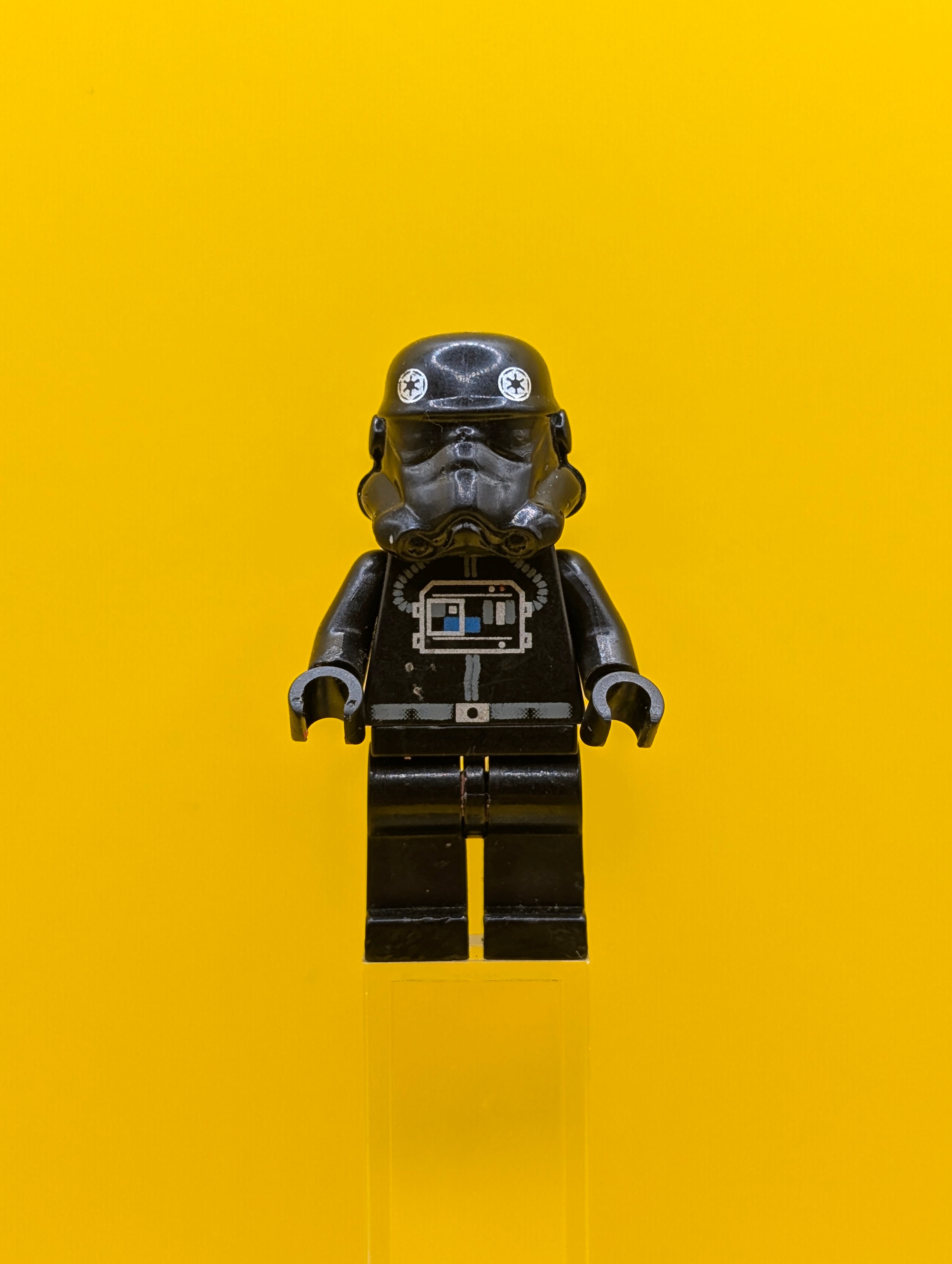 Imperial TIE Fighter / Interceptor Pilot sw0035b Black Head Star Wars ...