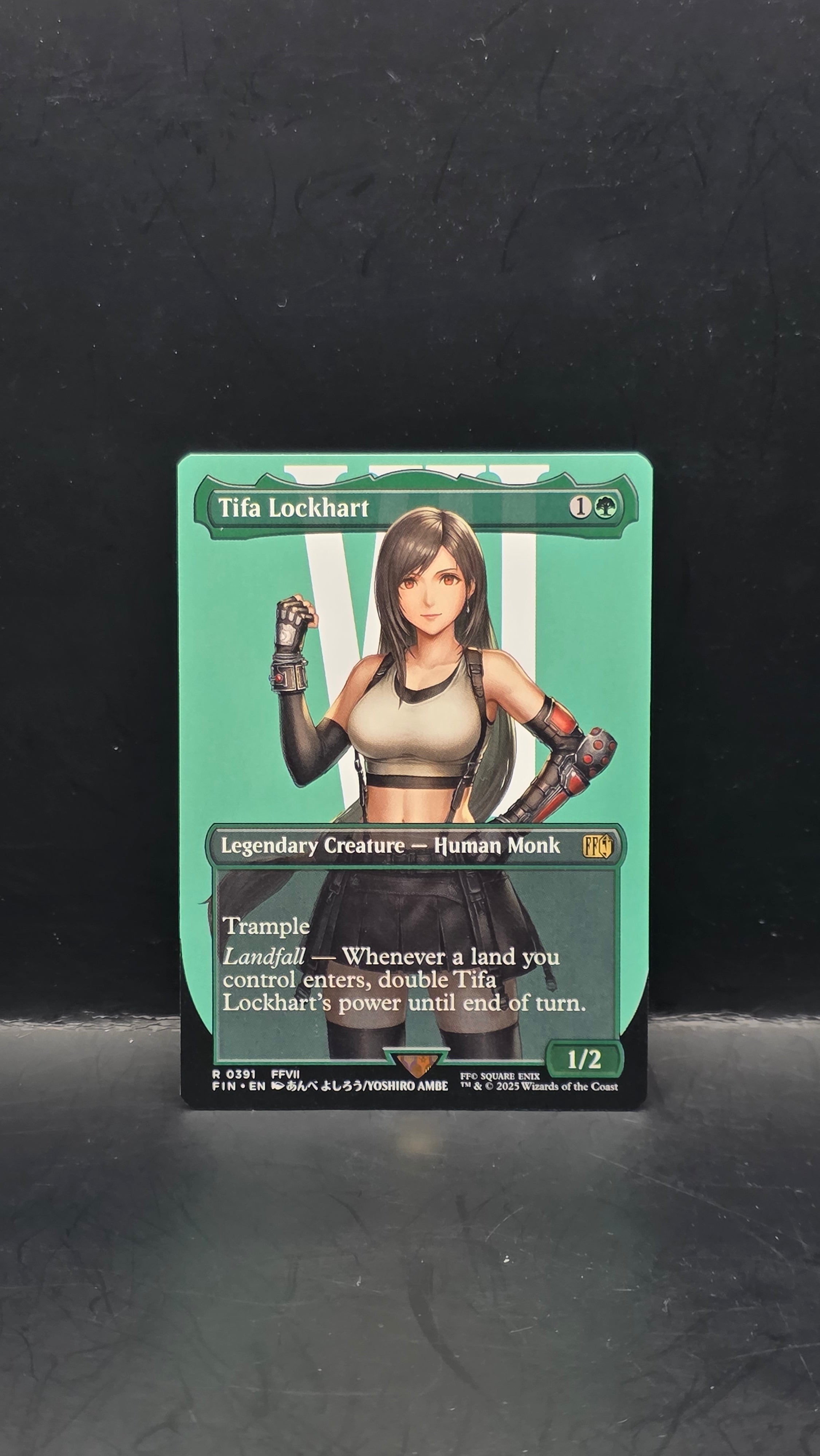 Tifa Lockhart (Borderless) #0391 - Final Fantasy – Clubhouse Cards