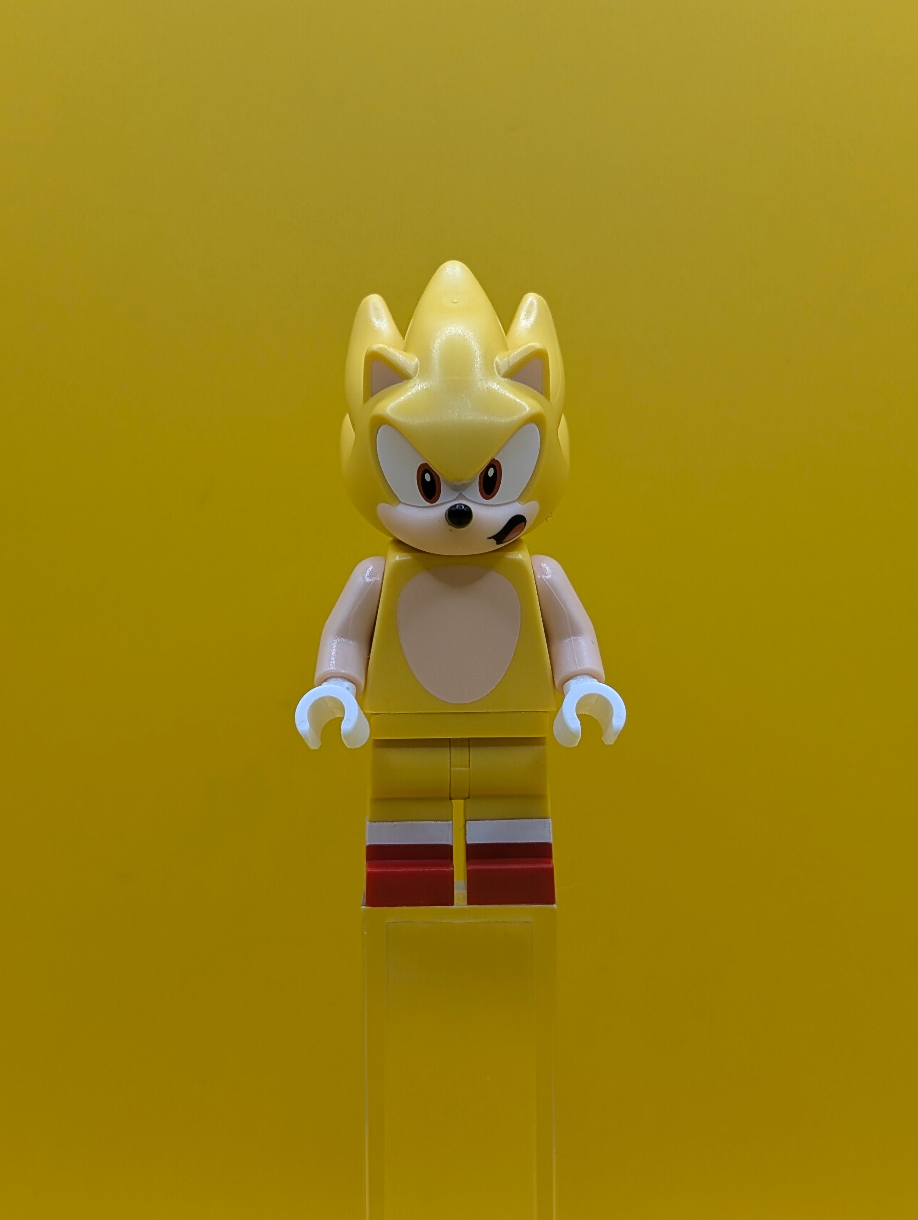 Super Sonic son019 Sonic The Hedgehog Minifigure Lego Minifigure Lego ...