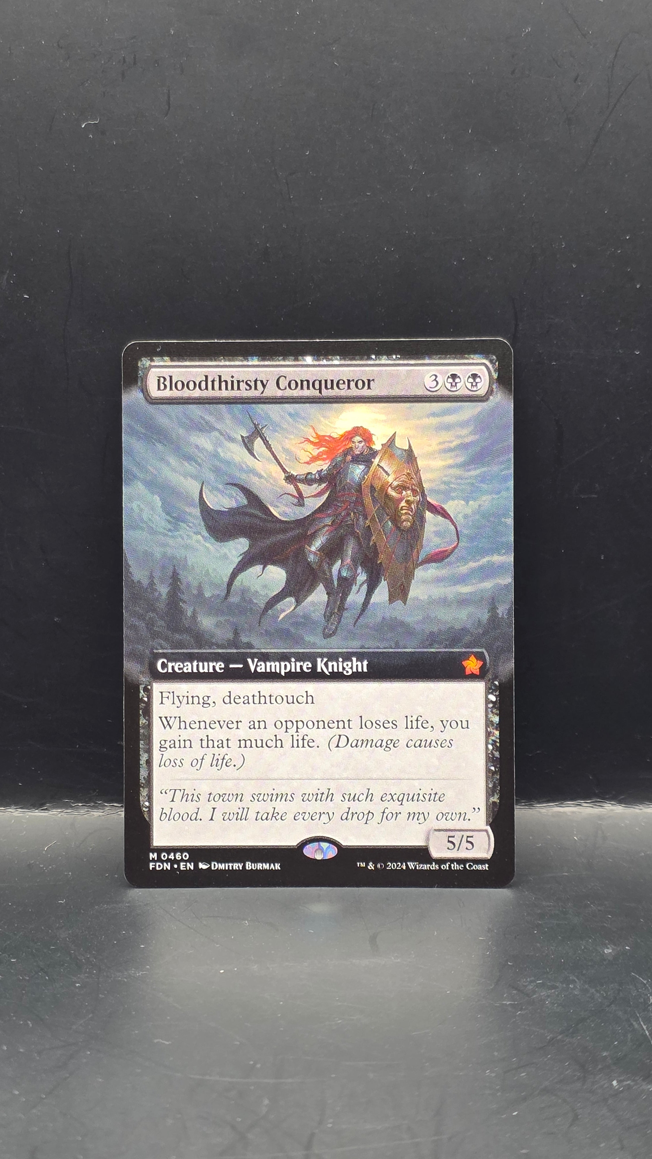 Bloodthirsty Conqueror (Extended Art) – Clubhouse Cards